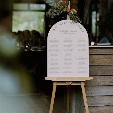 Wedding Seating Plan Etsy Australia