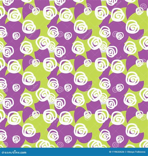 Seamless Spiral Pattern On Abstract Background Stock Vector Illustration Of Background