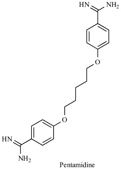 Chemical Structure Of Pentamidine Download Scientific Diagram