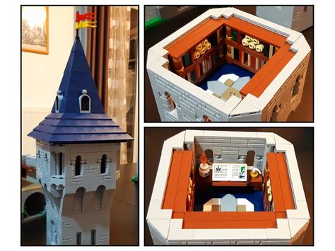 Lego Moc Keep And Low Courtyard Extension For 10305 By Campistron Rebrickable Build With Lego