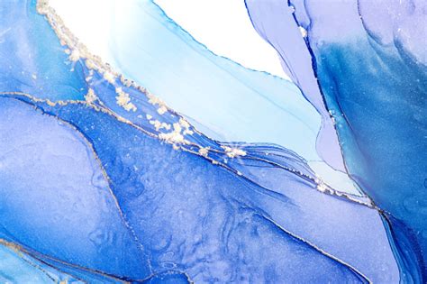 골드 라인로얄 시안 민트 액체 대리석 수채화 배경 청록색 대리석 알코올 잉크 그리기 효과 브론즈 브러쉬 스트로크가 있는 현대식 리퀴드 페인팅 텍스처 추상적인에 대한 스톡