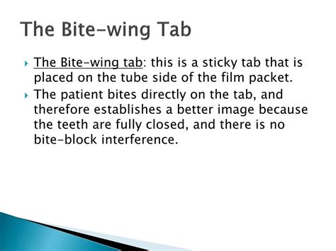 Ppt The Bitewing Technique Powerpoint Presentation Free Download Id 1956915