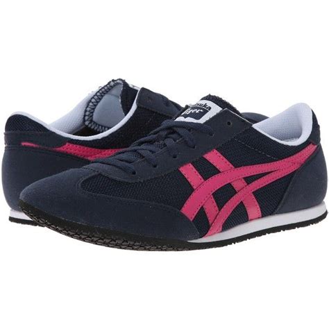 Onitsuka Tiger By Asics Machu Racer Womens Shoes Navy Blue Leather