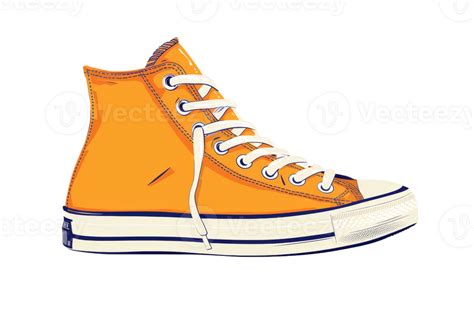 Converse Drawing Cartoon