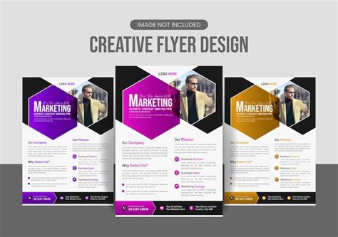 Premium Vector Modern Business Flyer Or Poster Design For Print Ready