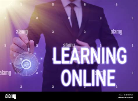 inspiration showing sign learning online business concept learn