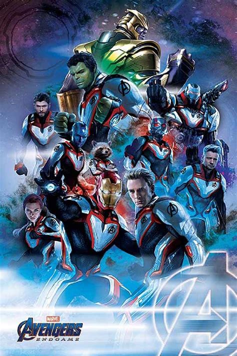 Avengers Endgame Comic Book Movie Poster Tuppence