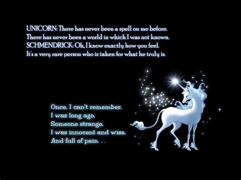 The Last Unicorn Movie Quotes