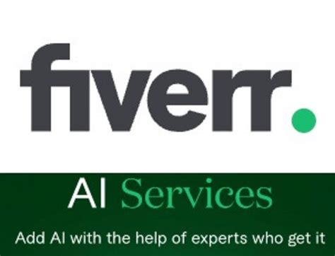 fiverr ai services add ai to your projects with the help of fiverr e