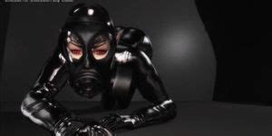 D Girl Pose Testing Sound Effect Testing In Latex And Gas Mask Porn Videos