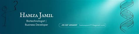 Hamza Jamil Biotechnology Researcher Linkedin Outreach Services Linkedin