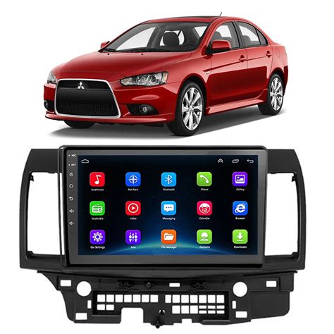 Kit Multimídia Android Mitsubishi Lancer 2009 2019 Tela 9 Gps Ecarshop