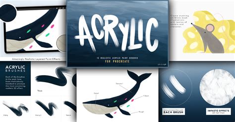 Acrylic For Procreate Masterbundles
