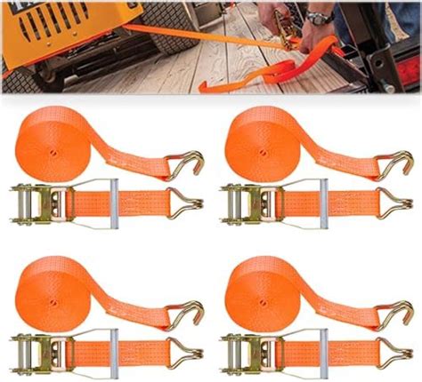 Awliye Ratchet Straps Heavy Duty 4 Pack Home Improvement