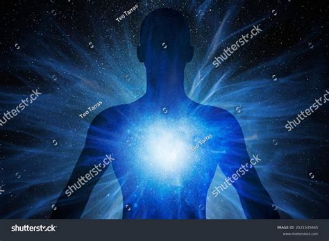 3d Illustration Human Body Energy Beams Stock Illustration 2521535645
