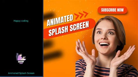 how to create animated splash screen in 2023 youtube