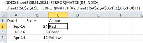 Indexing Conditional Formatting Based On Date And Value In Excel Stack Overflow