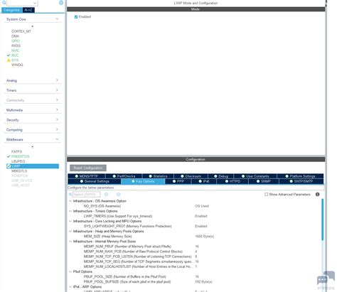 Stm32f76x Cubemx（v67 V117）lan8742 Freertos Lwip 配置ping不通
