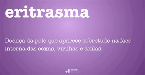 Eritrasma Dicio Dicionário Online De Português