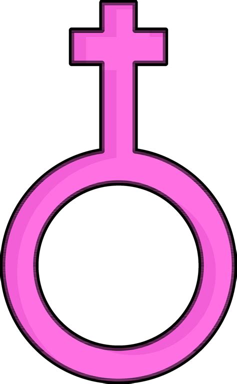 Pink Female Gender Symbol Or Icon In Flat Style 24951808 Vector Art At Vecteezy