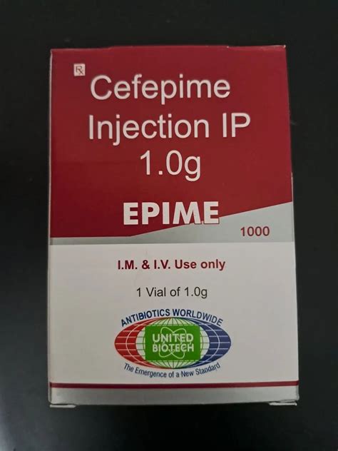 Cefepime Injection Ip At ₹ 200 Piece Cefepime Hydrochloride Injection In Bengaluru Id