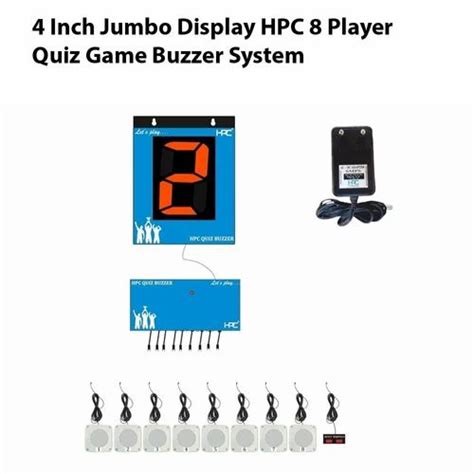 Hpc 8 User Quiz Game Buzzer System With 4 Inch Jumbo Display Model Hpc 203 At ₹ 13000 Piece