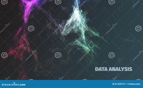 Abstract Data Analysis Structure Diagram Stock Vector Illustration Of