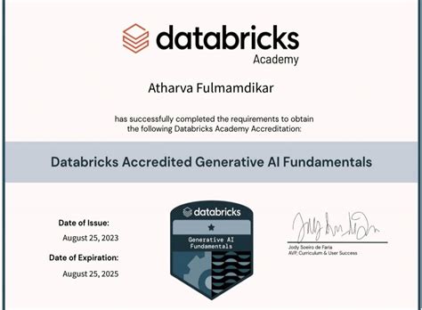 atharva fulmamdikar on linkedin generativeai databricksaccredited