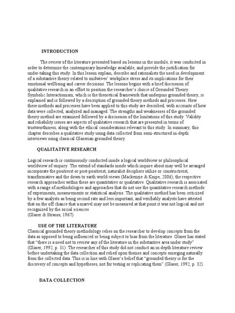 Glaserian Coding Pdf Qualitative Research Methodology