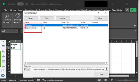 How To Generate All Prime Numbers Between Two Given Numbers In Excel