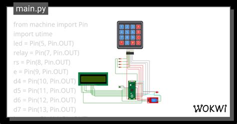 Keypad Wokwi Esp32 Stm32 Arduino Simulator