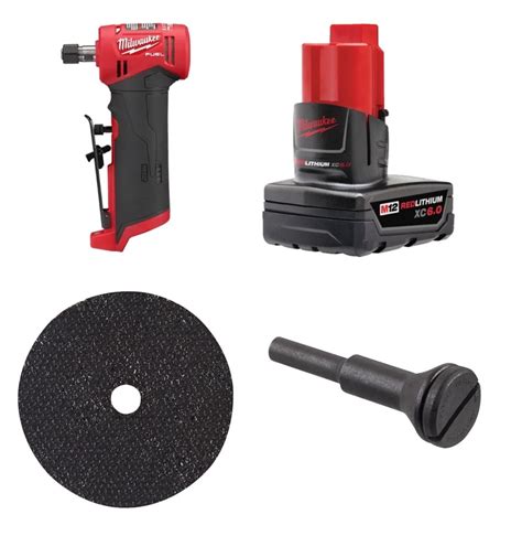 Milwaukee M12 Die Grinder Xc60 Battery Cut Off Wheel Wheel Arbor