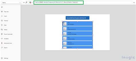 Executing Sql Server Stored Procedures With Power Fx In Power Apps