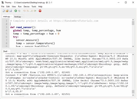 Micropython Esp32 Esp8266 With Dht11 Dht22 Web Server Artofit