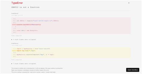 react native forked codesandbox