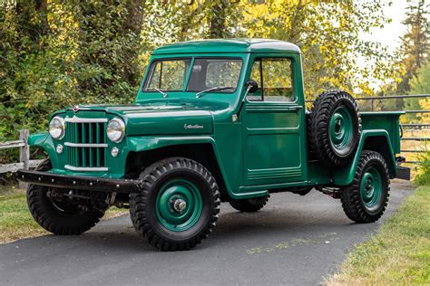 No Reserve 1955 Willys Jeep Pickup 4x4 For Sale On Bat Auctions Sold