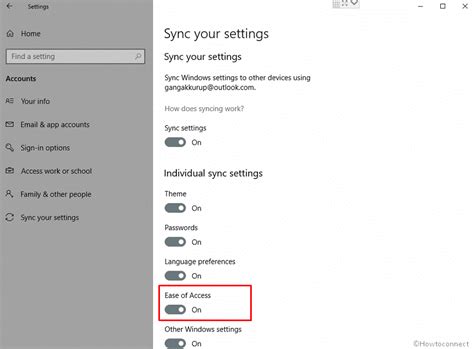 How To Configure Sync Your Settings In Windows