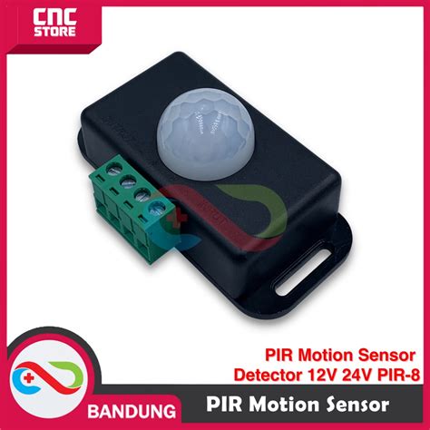 jual pir motion sensor detector 12v 24v pir 8 saklar otomatis sensor