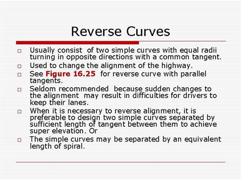 Design Of Highway Horizontal Alignment Chapter 16 Dr