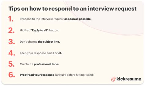 how to respond to an interview request 4 sample responses