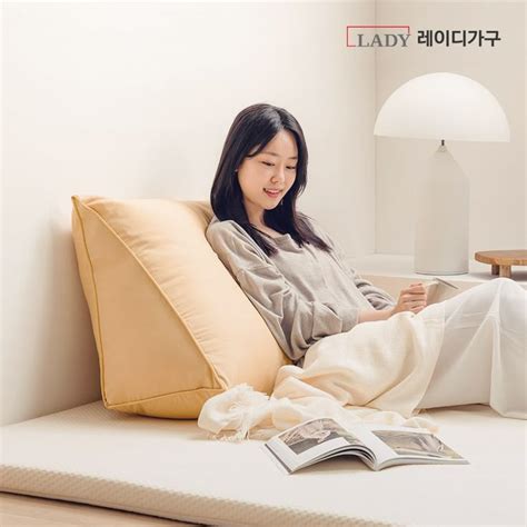 ★전국무배★ 레이디가구 숙면 삼각 등받이쿠션 소형 대형