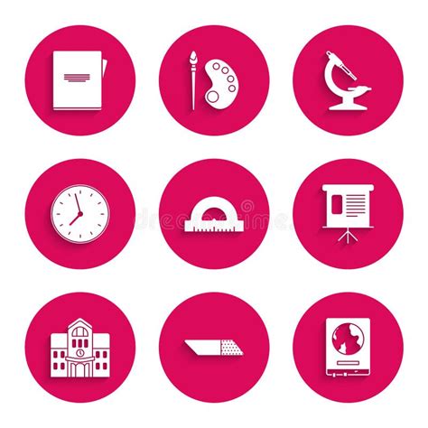 Set Protractor Grid For Measuring Degrees Presentation Financial With