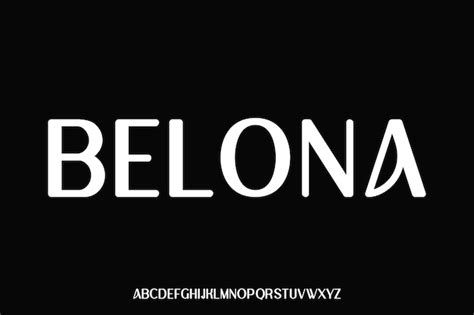 Premium Vector Display Font Vector Design Suitable For Logotype Headline Poster And Many More