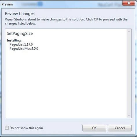 Set Paging Size In Aspnet Mvc