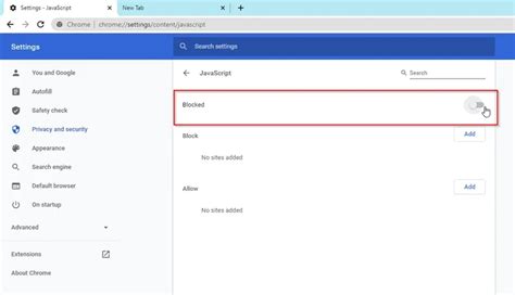 How To Enable Or Disable Javascript In Browsers