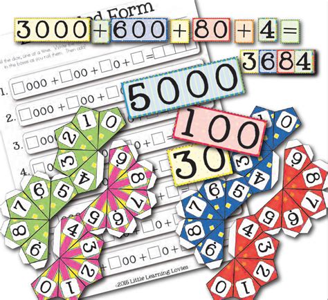 FREE PRINTABLE PLACE VALUE GAME LEARNING EXPANDED FORM Place Value Game Place Values Free