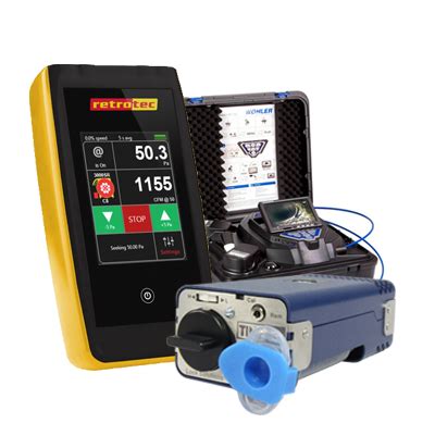 Retrotec Blower Door Test Equipment Duct Testing Equipment