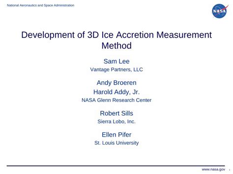 Pdf Development Of 3d Ice Accretion Measurement Method Dokumentips