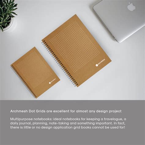 Archmesh A4 Dot Grid Notebook Dot Isometric Square Grid Notebooks