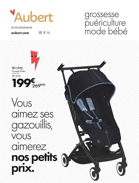 Promo Cybex Poussette Libelle Chez Aubert Icataloguefr
